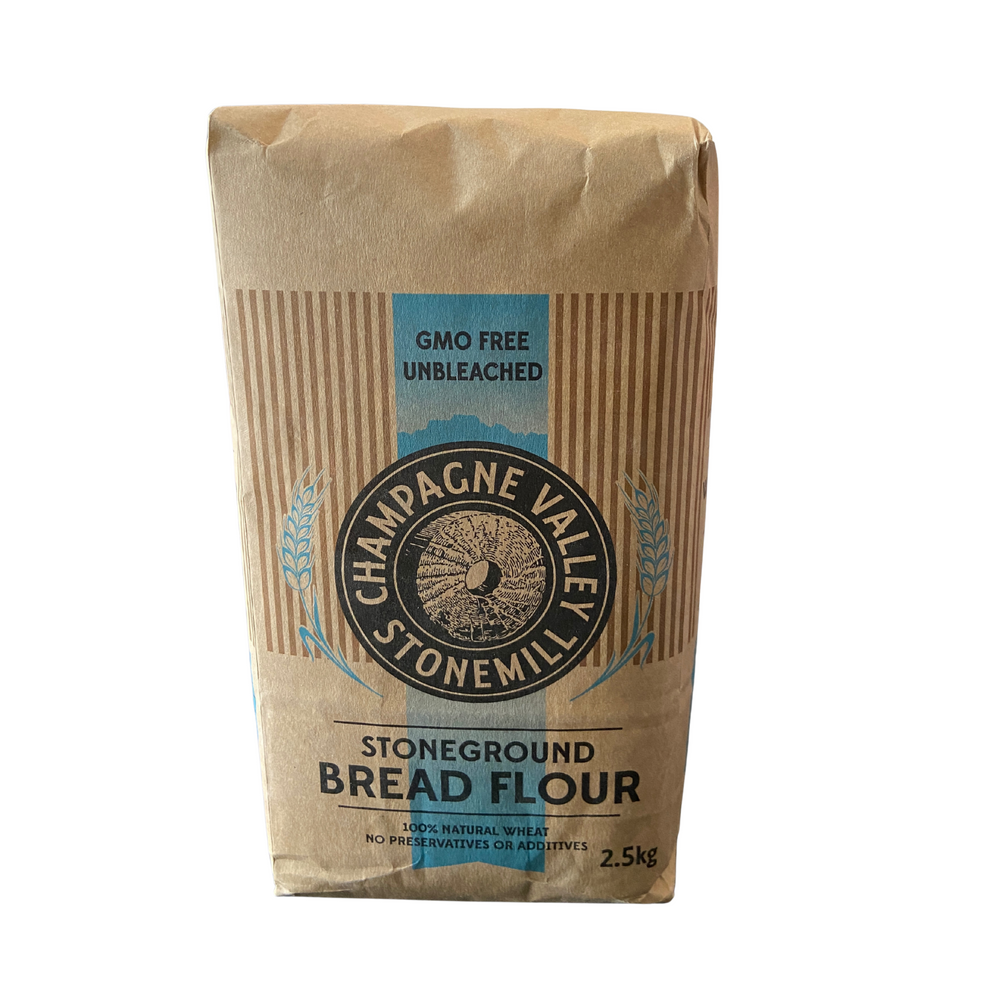 2.5kg Champagne Valley Non-GMO Stoneground Bread Flour – Orchard Food
